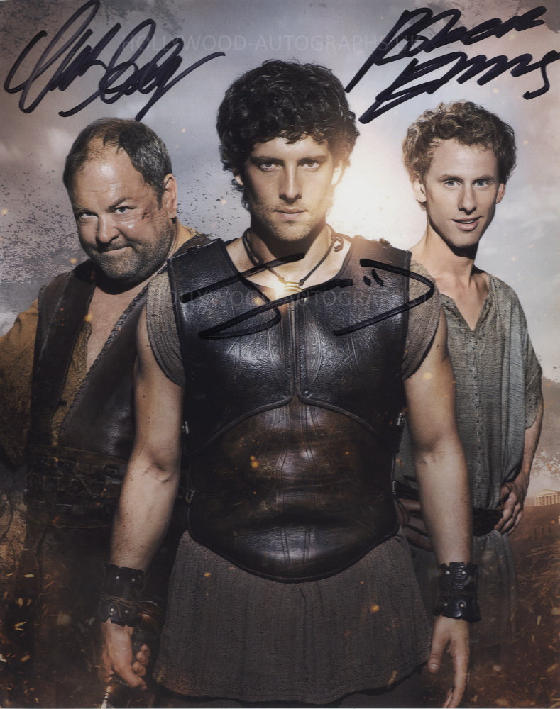 ATLANTIS (UK TV Series) - Triple Signed Cast Photo – Hollywood ...