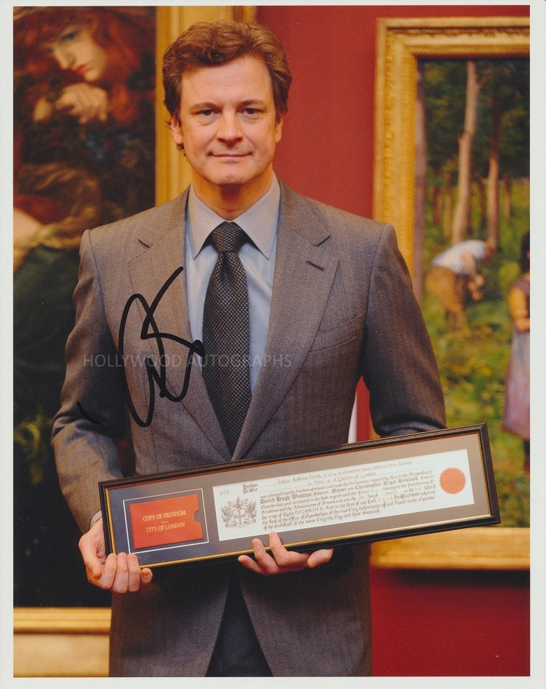 COLIN FIRTH – Hollywood Autographs