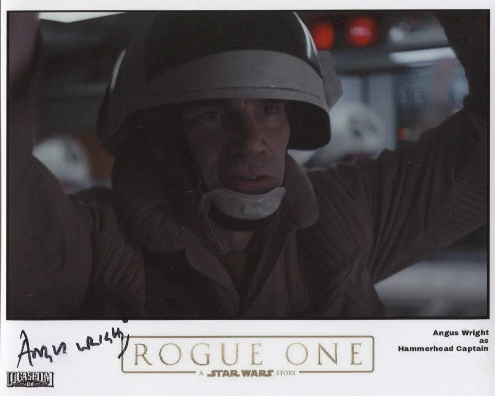 ANGUS WRIGHT - Rogue One: A Star Wars Story - (2) – Hollywood Autographs